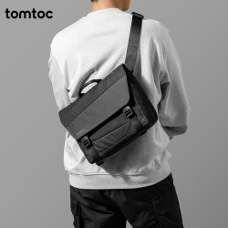 【省42元】tomtoc男士单肩斜挎包_tomtoc 男款通勤斜挎包 T27多少钱-什么值得买
