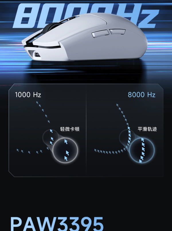 【省80元】迈从鼠标_MCHOSE 迈从 G3 三模鼠标 12000DPI 白色多少钱-什么值得买