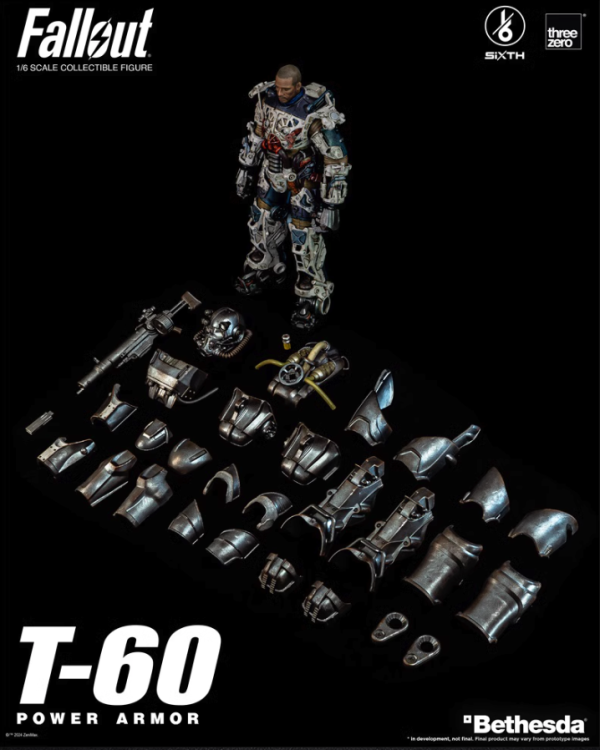 threezero游戏周边_threezero 辐射 T-60 动力装甲 1/6 可动人偶多少钱-什么值得买