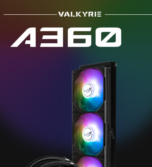 VALKYRIE 瓦尔基里 A360 ARGB 360mm 一体式水冷散热器 黑色【报价 价格 评测 怎么样】 -什么值得买