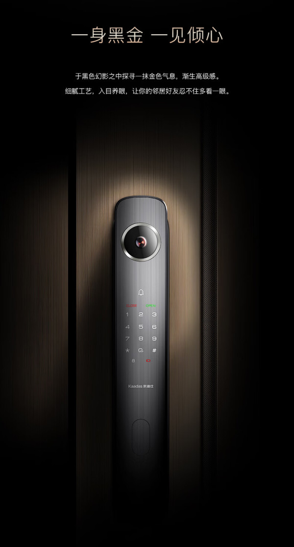 凯迪仕Q20F Pro 智能锁 3D人脸识别智能门锁 夜视高清大屏猫眼电子锁 哨兵模式+支持小天才手表解锁【报价 价格 评测 怎么样】 -什么值得买
