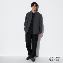 优衣库男外套_UNIQLO 优衣库 男装快干轻型衬衫式茄克空气感休闲夹克外套仿毛料470993多少钱-什么值得买