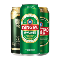 【省47.03元】青岛啤酒工业啤酒_TSINGTAO 青岛啤酒 经典+奥古特+1903 500mL*12听组合装多少钱-什么值得买