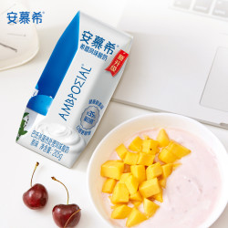 伊利饮料_yili 伊利 官方安慕希希腊风味原味酸奶205g*10盒营养儿童成人早餐酸奶多少钱-什么值得买