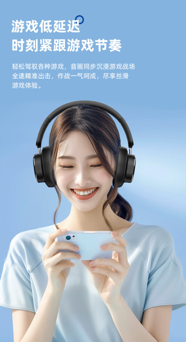 PHILIPS 飞利浦 TAH5519 耳罩式头戴式动圈主动降噪蓝牙耳机 蓝色【报价 价格 评测 怎么样】 -什么值得买