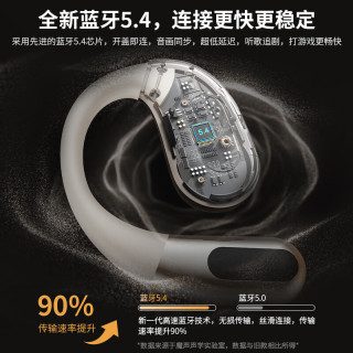 魔声（MONSTER）Open Ear AC330开放式运动蓝牙耳机挂耳式不入耳骑行跑步运动智能降噪超长续航手机通用 流光金【报价 价格 评测 ...