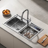 现在流行的集成式水槽，实用吗?如何选择一款适合的集成式水槽？--且看集成式厨电大咖：西屋S8 集成水槽_水槽_什么值得买