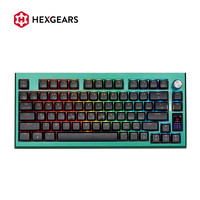 黑峡谷（Hyeku）X5 Pro 三模机械键盘 五脚热插拔 吸音棉 108键PBT键帽 黑森林慕斯 BOX流沙金轴_无线键盘_什么值得买