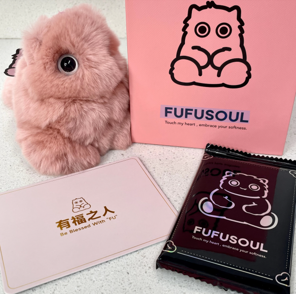 香氛小怪兽，FUFUSOUL七夕限定礼盒，rua系列粉绵绵-什么值得买