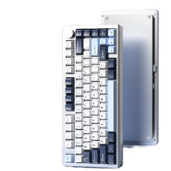 LEOBOG无线键盘_LEOBOG 莱奥伯格 Hi8SE 三模铝坨坨机械键盘 75配列 星矢轴多少钱-什么值得买