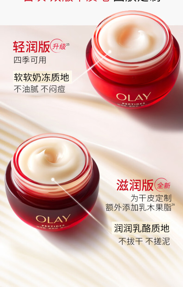 【省164元】玉兰油面霜_OLAY 玉兰油 胜肽专研紧致轻润面霜 第四代 101g+一片面膜多少钱-什么值得买