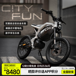 【省500元】ZEEHO摩托车整车_ZEEHO 极核CiTY FUN新国标电动自行车CITY FUN跨骑中置电机电自 太空银多少钱-什么值得买
