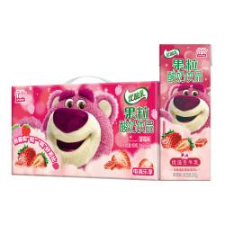 伊利乳饮料_yili 伊利 优酸乳果粒草莓味 245g*12盒/箱多少钱-什么值得买