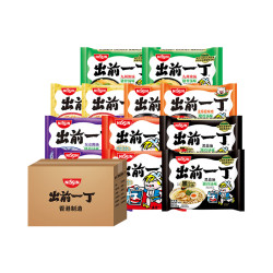 出前一丁方便食品_Nissin Demae Itcho 出前一丁 中国香港出前一丁多口味12袋方便面火腿好搭档多少钱-什么值得买