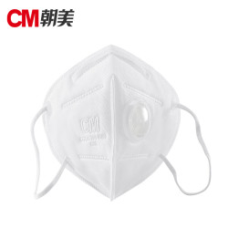CM朝美医用口罩_CM朝美 6005-3呼吸阀耳挂式KN95口罩25只多少钱-什么值得买