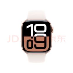 【省500元】苹果智能手表_Apple 苹果 Watch Series 10 回环式表带S10 SiP 芯片 iwatch 智能手表正品 玫瑰 ...