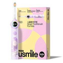 【省204.61元】其他品牌洁牙用具_usmile 笑容加 儿童电动牙刷 数值牙刷 语言引导功能Q20流光紫多少钱-什么值得买