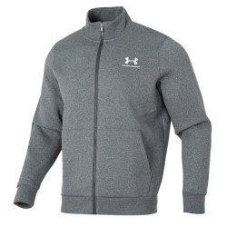 安德玛运动夹克_UNDER ARMOUR 安德玛 夹克男款春秋灰色针织立领外套健身训练运动上衣1381035-012 1381035-012 ...