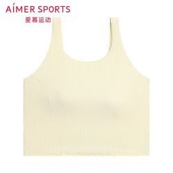 Aimer sports内衣_Aimer sports 爱慕运动春日瑜伽背心式美背长文胸AS116R11多少钱-什么值得买