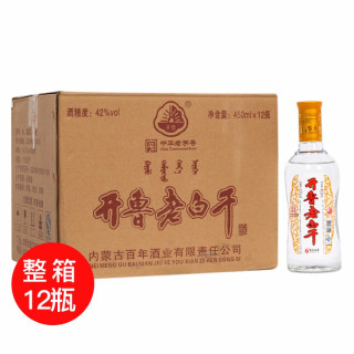 开鲁老白干老窖白酒整箱粮食酒内蒙特产 42度 450mL 12瓶 老白干【报价 价格 评测 怎么样】 -什么值得买