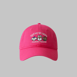 【省25元】女装_Classy key日本设计师联名款2024年夏季棒球帽弯檐鸭舌帽卡通帽子多少钱-什么值得买