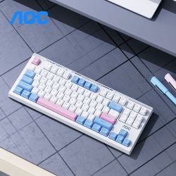 冠捷电脑数码_AOC 冠捷 GK168机械手感键盘有线静音背光电竞游戏办公鼠标电脑87键多少钱-什么值得买