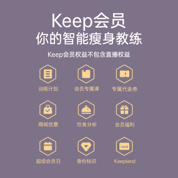 Keep社交会员_Keep 会员14个月 （年卡+双月卡）多少钱-什么值得买