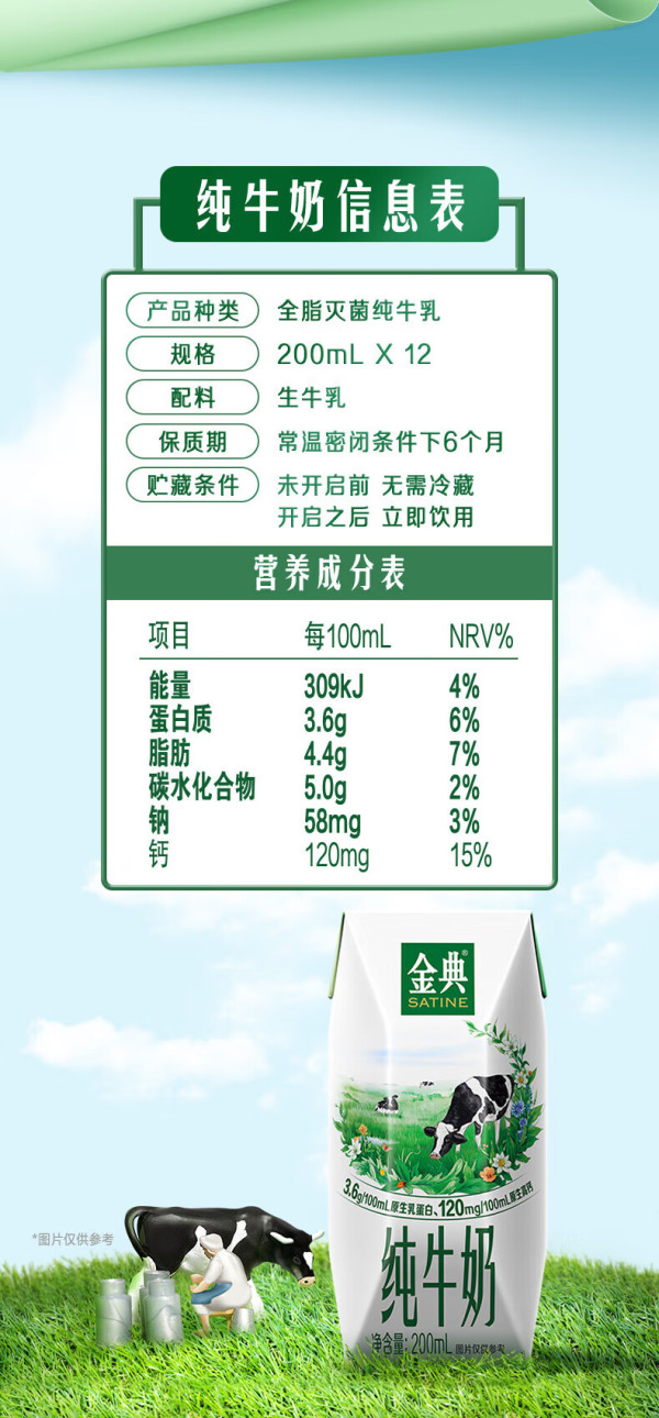 【省36.67元】金典全脂牛奶_金典 纯牛奶 3.6g原生乳蛋白 200ml*12盒多少钱-什么值得买