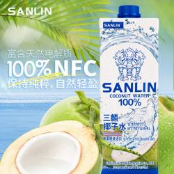 三麟果汁饮料_SANLIN 三麟 椰子水 1000ml*6瓶多少钱-什么值得买