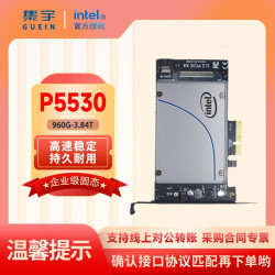 英特尔硬盘_intel 英特尔 D7 P5530 U.2 PCIe4.0X4 企业级数据中心SSD固态硬盘 P5530+U.2转接卡 1 ...