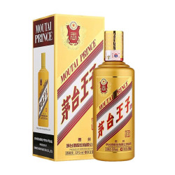 茅台白酒_MOUTAI 茅台 贵州茅台王子酒53度500ml酱香型白酒收藏宴请送礼 茅台金王子单瓶多少钱-什么值得买