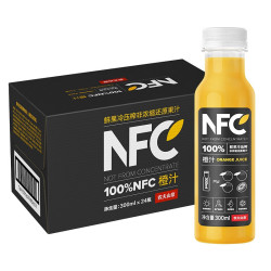 【省23.12元】农夫山泉果汁饮料_NONGFU SPRING 农夫山泉 NFC橙汁300ml*24瓶多少钱-什么值得买
