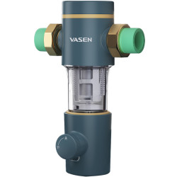 【省80元】伟星净水设备_VASEN 伟星 如意双刮洗前置过滤器40微米家用自来水过滤QZBW25G-S1多少钱-什么值得买