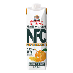 【省29.75元】福兰农庄NFC果汁_Farmerland 福兰农庄 100%NFC100%橙汁1L 无添加纯鲜榨果汁饮料多少钱-什么值得买