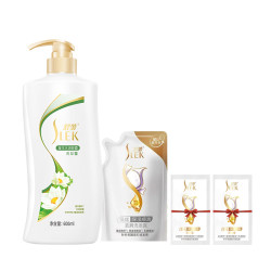 舒蕾洗发水_SLEK 舒蕾 滋养洗发露600ml+袋装洗发水260ml套装多少钱-什么值得买