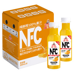【省66元】福兰农庄果汁饮料_Farmerland 福兰农庄 NFC100%橙汁 300ml*6瓶多少钱-什么值得买