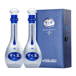 【省2479.7元】洋河白酒_洋河 梦之蓝 M9 52%vol 绵柔浓香型 500ml*2瓶多少钱-什么值得买