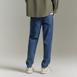 【省94.5元】GXG男士牛仔裤_GXG 男装 长裤牛仔裤直筒宽松凉感薄款时尚 23年夏季 蓝色 170/M多少钱-什么值得买