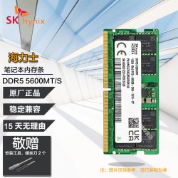 海力士内存_海力士 DDR5 笔记本内存条 小绿条 原厂Adie Mdie颗粒 DDR5多少钱-什么值得买