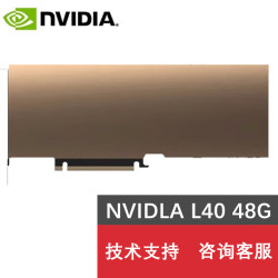 英伟达显卡_英伟达 NVIDIA Tesla L40 48G显卡-系列人工智能深度学习AI高性能计算加速GPU推理训练卡(工包）多少钱-什么值得买