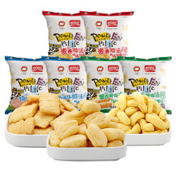 盼盼膨化食品_盼盼 麦香鸡味块 55g*6包多少钱-什么值得买