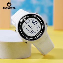 【省50元】卡斯曼男款石英表_卡斯曼 CASIMA 学生手表男女通用初高中运动多功能数显电子表防水夜光腕表CS161 白色多少钱-什么值得买