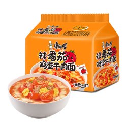 康师傅方便面/粉_康师傅 辣番茄鸡蛋牛肉面 550g 110g*5袋多少钱-什么值得买