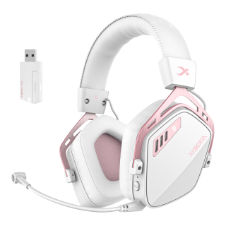 西伯利亚（XIBERIA）K03S进阶版2.4G真无线蓝牙游戏耳机头戴式手机低延迟电竞专用智显电脑耳机极光粉【报价 价格 评测 怎么样】 -什么值得买