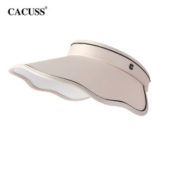 CACUSS帽子_CACUSS 防晒帽女春夏可折叠户外空顶透气防紫外线遮阳帽新款大帽檐多少钱-什么值得买