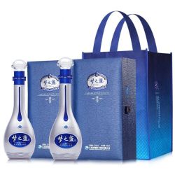 经典白酒_洋河 梦之蓝M9 礼盒绵柔白酒 蓝色经典洋河 YANGHE 52%vol 500mL*2 双瓶装多少钱-什么值得买