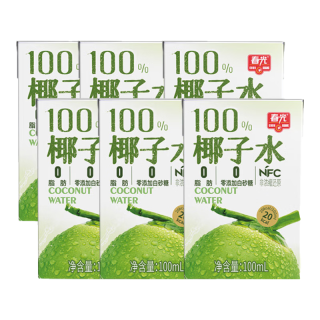 春光食品 海南特产 100%纯椰子水100ML*6 NFC椰青椰汁饮料椰子原浆 【分享装】纯椰子水100ml*6【报价 价格 评测 怎么样】 -什么值得买